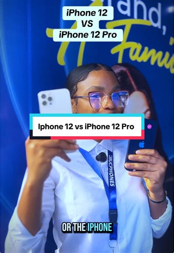 Comparing iPhone 12 vs iPhone 12 Pro #bucphones #foryoupage #iphone12pro #iphonecomparison