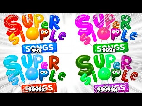 Super Simple Songs Balloon Exploded Intro at 999999x Speed Klasky Csupo Effects!