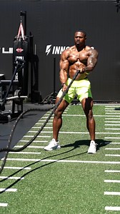 Battle ropes for cardio 🔥👌🏾 | Simeon Panda