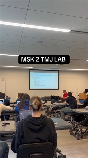 Why ENHP? In UHart's DPT program, you start building real patient care skills in your first year. Hands-on training, clinical experience, and cutting-edge labs—right from the start. Watch our DPT students as they practice their skills during a lab on TMJ! 📚 To learn more, visit: https://bit.ly/4ogwdBa | University of Hartford College of Education, Nursing and Health Professions