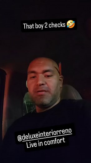 Call me 2checks 🤣 @deluxeinteriorreno LIVE IN COMFORT | G KickDoor