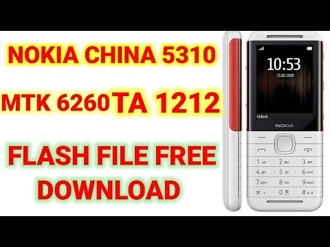 Nokia China 5310 TA-1212 MTK 6260 Free Flash File Download