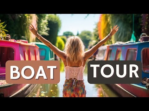 Narrowboat TOUR: a TINY Home Walk-Through with May