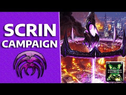 Command & Conquer 3 - Tiberium Wars - Full Scrin Gameplay Playthrough - Hard