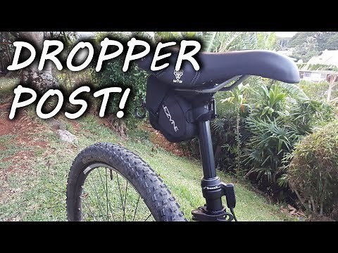 Cheap Dropper Post? TransX Dropper Post Install!