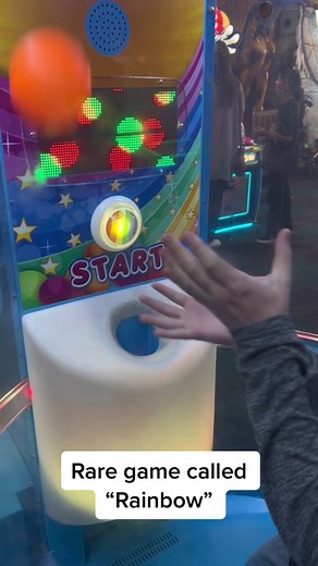 Playing the extremely rare rainbow arcade game! Balls dropping everywhere! #rainbow #rainbowarcade #rarearcadegame #rainbowarcadegame #arcadewizard #arcadejackpotpro #chuckecheese #daveandbusters #arcadejackpot #ticketmaster1000