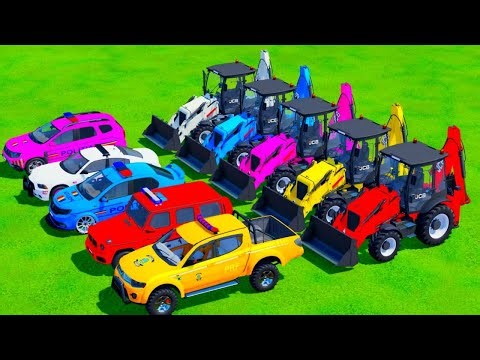 JOHN DEERE vs FENDT vs CLAAS vs VALTRA vs MCCORMICK TRACTORS BATTLE - Farming Simulator 22#22