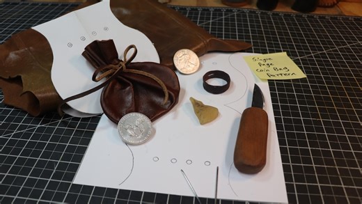 Level 1 Leather Coin Pouch Pattern - Etsy