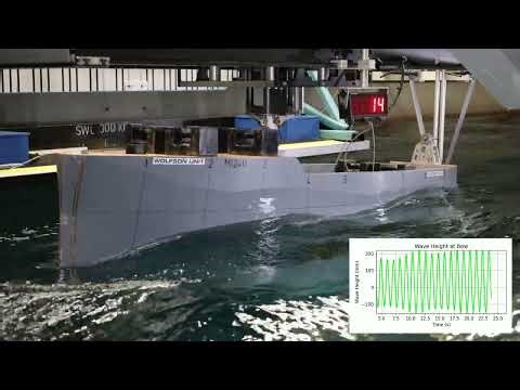 Floating Offshore Wind Installation Vessel - Scale Model Towing Tank Tests