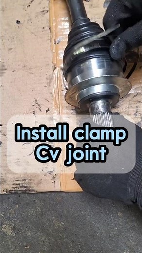 install clamp boot cv joint #cvjoint #boots #clamping #driveshaft #drivetrain #automobile #mechanic