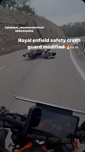 Royal enfield 🔥safety bumber modified😍 @pudupet_munavarelectrical 9884245006 #pudupet_munavarelectrical #royalenfield #royal #bike #safety #instagram #fyp #thailand #reelsinstagram #chennai #v4 #modeling #bumber #modified | munavar electricals