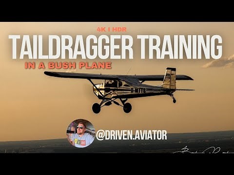4K HDR POV: How to land a taildragger! Tailwheel endorsement & training in a real bush plane