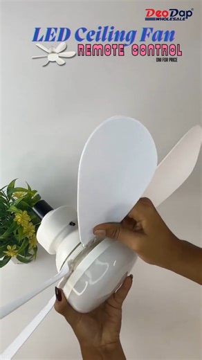 DeoDap বাংলা | 💡🌀 40W LED Ceiling Fan with Remote Control (1 Pc) 🌀💡 💰 Price: ₹792.00 🆔 SKU: 8307 ✅ Energy-efficient 40W LED light with powerful air... | Instagram