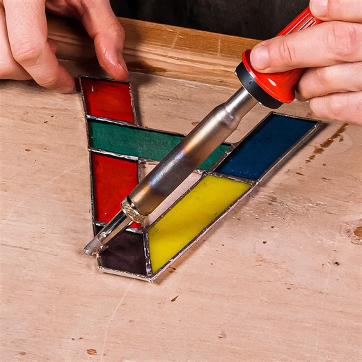 DIY stained glass suncatcher! | Handy Panda