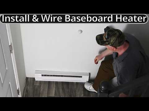 How To Install & Wire 240V Baseboard Heater Left Or Right Connection