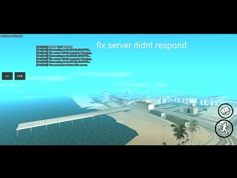 How to fix server didn't respond in gta sa-mp android