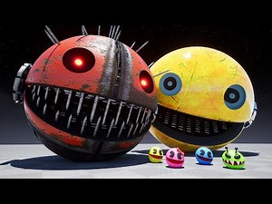 ROBOT PACMAN ADVENTURES & HIGHLIGHTS COMPILATION !! #robotpacman #cartooncat #4k