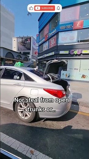 No One Steals in Korea 😲🇰🇷 #korea #safety #society #seoul #travel #southkorea