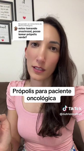 Própolis para paciente oncológica