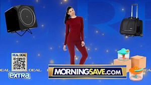 Save on Olympia rolling cases for 83% off, plus Sharper Image air purifiers for just $34.99 with "Extra’s" Real Deal! Head to MorningSave.com/ExtraTV to shop now! | Extra