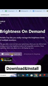 Adjust monitor Brightness by twinkle traymonitor🖥🖥 #computertricks #computerskills #computersetup #Monitor #computertips #SkillBuilding #tricks #skills #computertraining #Freelancing #Jhenaidah | হোম কেয়ার আইটি ঝিনাইদহ