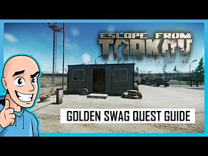 Escape from Tarkov PVE: Golden Swag Quest Guide Customs Map | Teaching My Son #23 | Full Raid