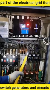 18K views · 116 reactions | part of the electrical grid that switch generators, equipment, and circuits in and out of a system and change AC voltages. | Bangla Electrical project | Facebook