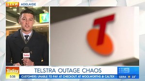 Telstra is under fire following a nationwide outage that left hundreds of thousands of Australians unable to buy groceries, use ATMs or make phone calls. The outage also affected Caltex service stations, Coles and Woolworths stores, Big W and liquor retailers BWS and Dan Murphy's: http://9Soci.al/NFyw30p6SOl #9News | http://9News.com.au | 9 News Gold Coast