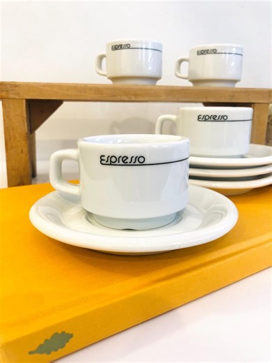 Vintage MCM Naaman Espresso Cups and Saucers | Collectible Israeli Fine Porcelain Small Coffee Cups White and Black (set of 4) - Etsy Canada