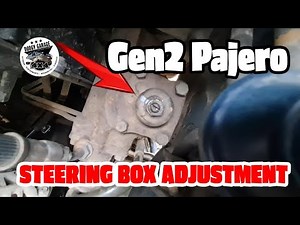 DODGY GARAGE | Mitsubishi Gen 2 Pajero Steering Box Adjustment