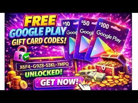 Free Google Play Gift Card Codes 2026 Google Play Credits Today