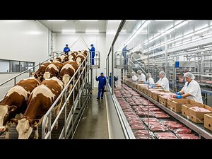Inside a Modern Meat Processing Facility: From Livestock to Packaged Beef.