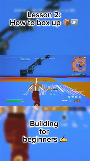Building for beginners ✍️: Lesson 2 How to box up 📦🆙 #fortnite #fortnitetips #fortnitetipsandtricks #fortniteclips #foryou #fyp