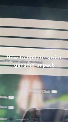 How to update sprint genshin impact
