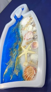 Custom designed by our giveaway winner. Cobalt blue, sea shells, sand and gold coastal waves 🌊 We will pull this out of the mold tomorrow and add more waves. We want those waves to flow and the best way to achieve that is out of the mold. What do you think so far? 💙 🌀🌀🌀🌀🌀🌀🌀🌀🌀🌀🌀🌀🌀🌀🌀🌀🌀🌀🌀 @blackdiamondpigments_com link in the bio to save 15% code Tidalwave @superclearepoxy Table Top Epoxy, link in bio 💧 @craftedelementsco silicone mold, link in bio to save 10% #oceanart #coast