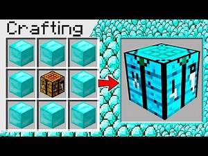 HOW TO CRAFT a DIAMOND WORKBENCH in Minecraft? SECRET RECIPE *O*