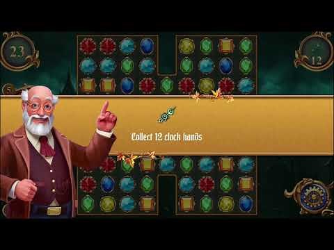 Clockmaker - Match 3 Mystery Game - Watch Tower - Level 1 - 5 Gameplay