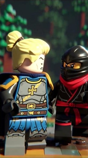 "LEGO Knight & Ninja Lost in the Dark Forest 🌲 | Epic LEGO Adventure Short #legoadventures