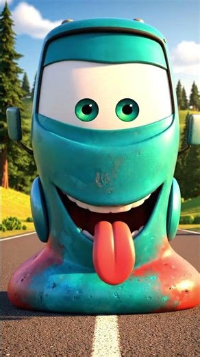 Lightning McQueen’s friend transforms into a MONSTER #mcqueen##pixar #animation