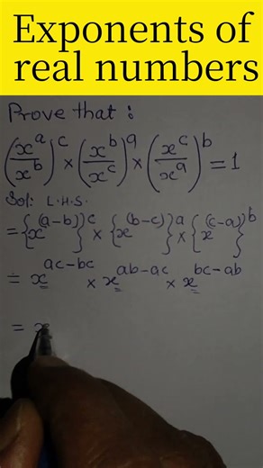 Enhance understanding of Exponents of real numbers||Math Class 9th|Effective for Exam||
