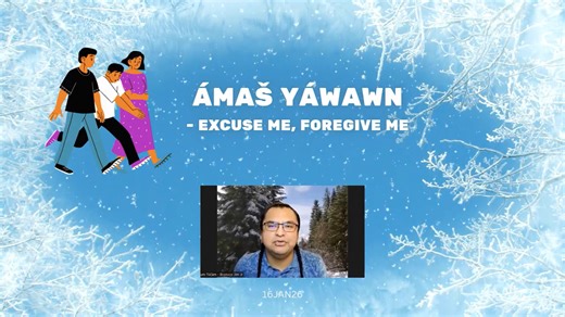 The Ichishkíin Word of the Day for January 16th is “ámaš yáwawn” meaning "excuse me, forgive me". See the sample video below for more information. To view previous Word of the Days, visit the Language Program's YouTube Channel: https://bit.ly/yak-ich-youtube. For more information and to sign up for emails from the program, visit https://bit.ly/m/yakama-ich-signups. | Yakama Nation Language Program