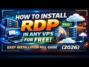 How to Install RDP on Any VPS for FREE | Easy Step-by-Step Guide (2026)