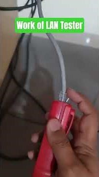 How to use LAN Tester ? #computer #networkcable