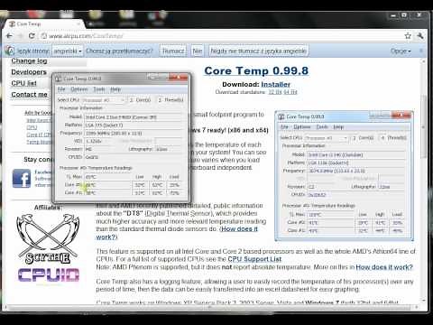 Jak sprawdzić temperaturę procesora? How to check temperature of processor?