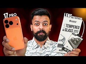 iPhone 17 Pro [ Tempered Glass & Lens Protector ] Gadgetshieldz 🔥🔥 #iphone17pro
