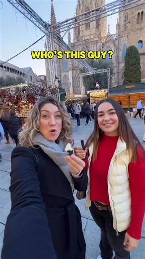 Júlia Riera on Instagram: "Asking tourists if they know this bizarre Catalan tradition💩 If you go to any Christmas market in Catalonia, you’ll find these unique figurines who depict a Catalan farmer with a barretina (traditional hat) 🤣 But don’t be too quick to judge! Caganers have a deeper meaning… #nadal #christmas"