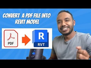 Convert a PDF file into Revit model