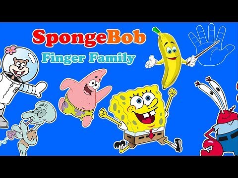 Spongebob SquarePants Finger Family Song - Kids Song - Banana Kids TV