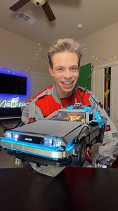 How Long To Build The LEGO Back To The Future Time Machine? #lego #backtothefuture #delorean #universalstudios | Matthew Ables