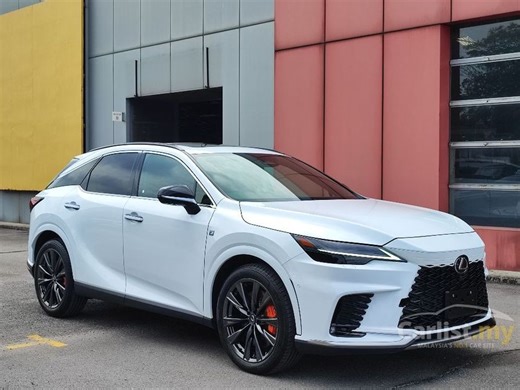 Recon 2023 Lexus RX 350 2.4 F Sport SUV New Facelift, Sunroof, Digital ODO, HUD, DIM, BSM, Import Baru, unregistered - Carlist.my